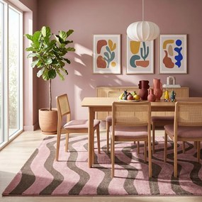 Růžový/hnědý koberec 160x230 cm Aurora – ESTE