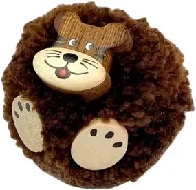 2Kids Toys Dřevěná magnetka velká pompon Tygr