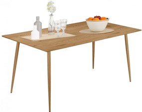 Danish style Jídelní stůl Lion, 160 cm, dub