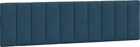 Rám postele bez matrace Hanko tmavě modrý 180x200 cm samet 3207865