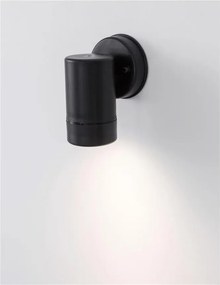 NV 9010602 Venkovní nástěnné svítidlo LIMBIO černý ABS skleněný difuzor GU10 1x7W bez žárovky IP44 světlo dolů - NOVA LUCE