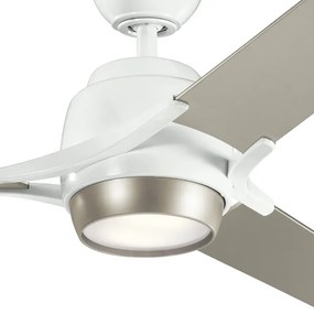 Kichler KLF-ZEUS-60-WHT-LED Stmívatelný stropní ventilátor ZEUS LED/10W/230V +DO