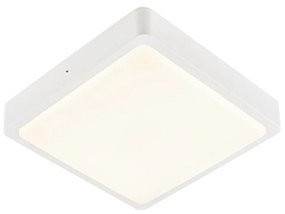 SLV 1003449 Ainos square, venkovní, nástěnné a stropní svítidlo LED 17W, bílé, 3000/4000K, 30x30cm, IP65