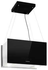 Klarstein Kronleuchter L, digestoř, 60 cm, ostrůvková, 577 m³/h, dotyková, LED, černá
