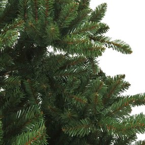 Umělý Skládací Vánoční Strom Zelená 210 cm PVC a ocel 3397675