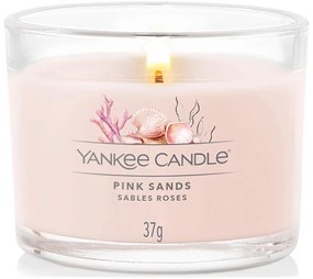Yankee Candle –  votivní svíčka ve skle Pink Sands (Růžové písky), 37 g