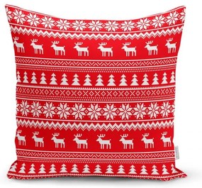 Sada 4 vánočních povlaků na polštář a běhounu na stůl Minimalist Cushion Covers Christmas
