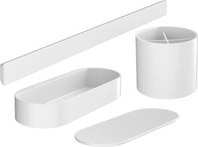Hansgrohe WallStoris, sada do koupelny, bílá matná, HAN-27968700