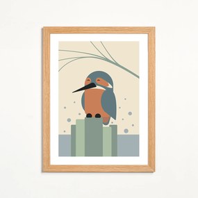 Marcela Hradská | Ledňáček Rám: Černý, Velikost: 30 x 20 cm