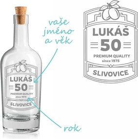 Pískovaná láhev IMPERIALE Premium quality 0,5 l