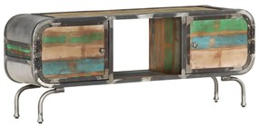 Tv Skříňka Vícebarevná 110X30X42 Cm - masivní mangovníkové dřevo