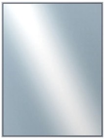 DANTIK - Zarámované zrcadlo - rozměr s rámem cca 60x80 cm z lišty Hliník platina | P02-019 (7002019)