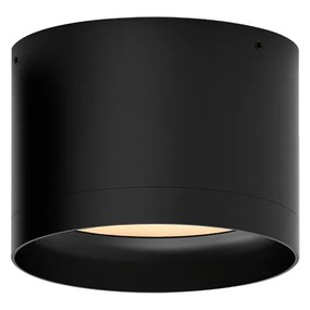 ACB Iluminacion Stropní LED svítidlo TECH, ⌀ 10 cm, 9W, CRI90, IP44 Barva: Černá, Stmívání: DALI/PUSH