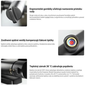 Deante Cascada, nástěnná vanová baterie s otočnou výlevkou, ocelová, DEA-BCH_F1BT