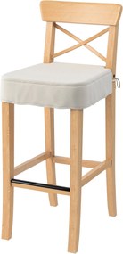 Sedák na židli IKEA Ingolf - barová barva šedá látka sametová