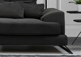 Hanah Home Rohová pohovka FRIDO černá levá 560ARE1110
