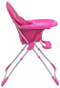 Dětská jídelní židlička Dekorhome Růžová