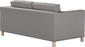 Potah na pohovku IKEA  Karlanda rozkládací, krátký barva šedá látka pletený vzor