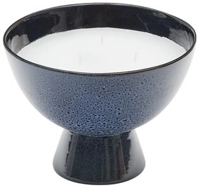 OnaDnes -20% Modrá keramická svíčka Kave Home Sapira 980 g