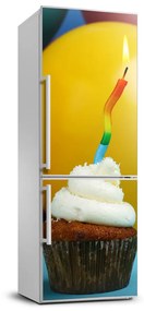 Wallmuralia Nálepka na ledničku Narozeninový dort 60x180 cm
