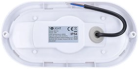 Solight Bílé LED stropnínástěnné oválné svítidlo 13W IP54