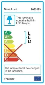 Závěsné LED svítidlo NOVA LUCE CERELIA 57W 3000K 9082093