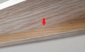 Rozkládací jídelní stůl v dekoru dubu 100x200 cm Atlantic - II. jakost – Actona