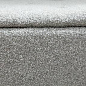 HOMCOM Lavice s úložným prostorem Čalouněná lavice s výklopným víkem v šedém sametovém vzhledu Komoda do obývacího pokoje Ložnice 95 x 38 x 45 cm | A…