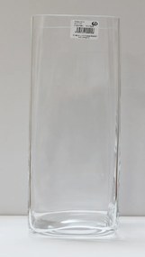 Hranatá skleněná váza 17-1102/D