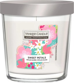 Yankee Candle Vonná svíčka ve skle Home Inspiration Sweet Petals, 200 g