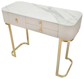 Designová konzole Ondelette 100 cm krémová