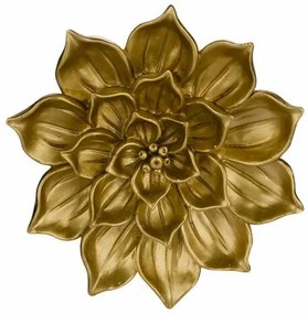 Ego Dekor EGO DEKOR DOP JDD Dekorace nástěnná Divoký květ, zlatá, 32x32x6cm