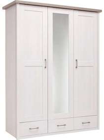 XXXLutz ŠATNÍ SKŘÍŇ, bílá, barvy lanýžového dubu, 148/201/62 cm Carryhome - Dětské pokoje sestavy - 000241002101