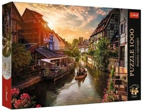 Puzzle Premium Plus - Photo Odyssey:Malé Benátky v Colmar, Francie 1000dílků 68,3x48cm v krab 40x27