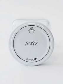 Samolepka na kořenky ANÝZ průhledná 5 cm základní písmo