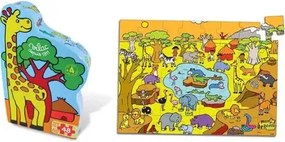 Vilac Dřevěné puzzle Savana / od 4 let