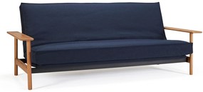 INNOVATION - Rozkládací sedačka BALDER tmavě modrá - snímatelný potah
