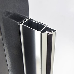 Roth Jednokřídlé sprchové dveře GDO1N se setem profilů GZN pro instalaci do niky Varianta: šířka: 100 cm, orientace: Uni - (GDO1N/1000_GZN), Barva profilů a typ výplně: profily: brillant, výplň: transparent