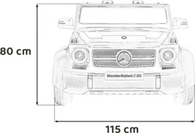 Elektrické autíčko Mercedes Benz MAYBACH G650 STRONG modré
