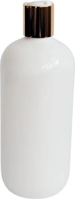 Dávkovač na mýdlo 500 ml bílý s bílo-zlatým DISC TOP BELA