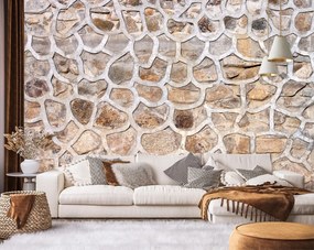 Gario Fototapeta Kamenná zeď Materiál: Vliesová, Rozměry: 200 x 140 cm