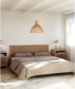 Čelo postele z jasanového dřeva v přírodní barvě 195x70 cm Beyla – Kave Home