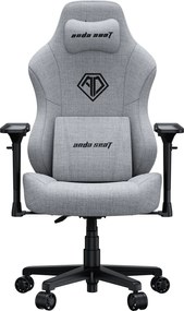Herní židle anda seat phantom 3 pro premium gaming chair - l size grey fabric