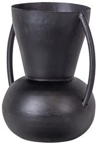 WOOOD černá kovová váza SIEP 377322-Z