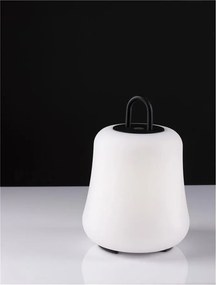 NV 9002877 Venkovní stolní lampa JIGRA černý hliník a akryl LED 2W 3000K 3,7V 339st. IP54 vypínač na těle / USB kabel - NOVA LUCE