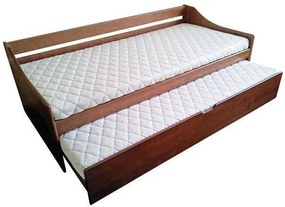 NábytekProNás Výsuvná postel Alka - dvojlůžko (MASIV) ROZMĚR: 80 x 200 cm