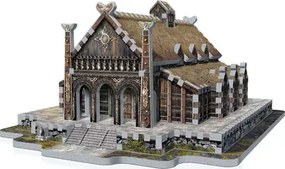 WREBBIT 3D puzzle Pán prstenů: Zlatá síň Edoras / 445 dílků / od 14 le