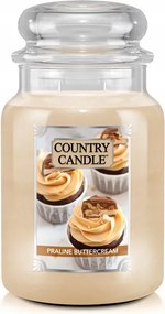 Praline Buttercream Country Candle – velká vonná svíčka se dvěma knoty