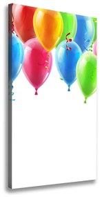 Wallmuralia Vertikální Foto obraz na plátně Barevné balony 50x100