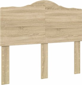 Rám postele s čelo Sonoma dub 120 x 200 cm Kompozitní dřevo 3413623